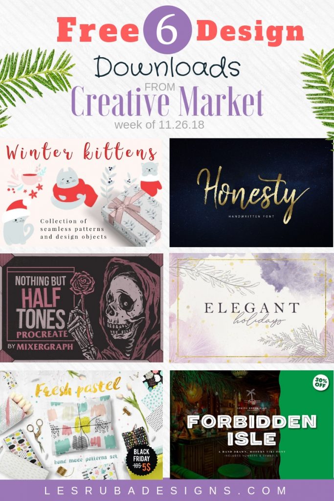 Free Design Downloads from Creative Market - Lesruba Designs