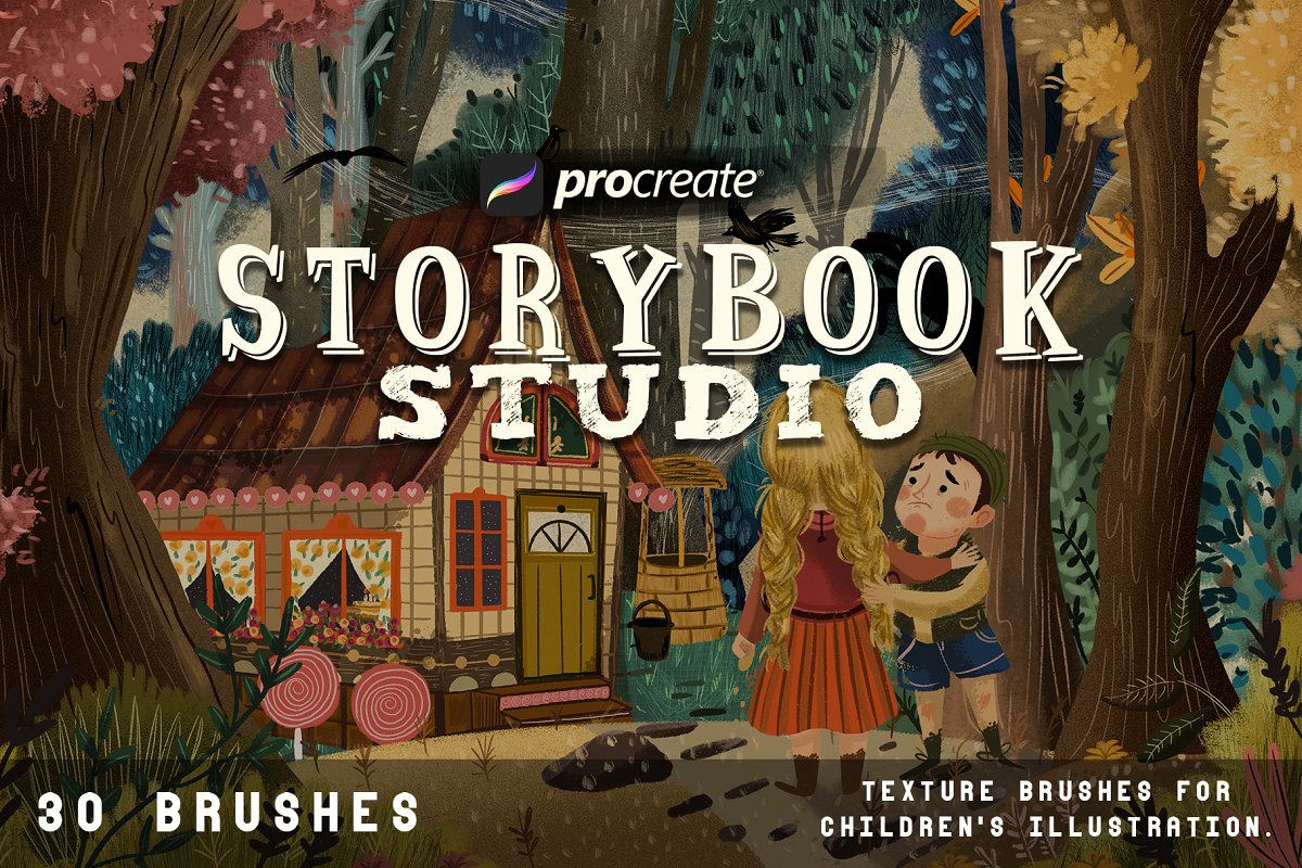 Procreate Brushes for Children's Book Illustrators | Lesruba Designs
